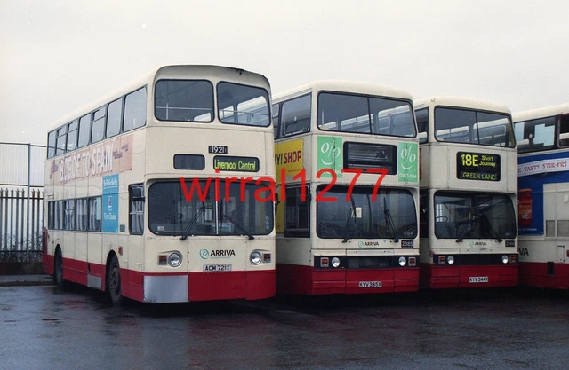 ORIGINAL BUS PHOTOGRAPHIC negative First Manchester Atlantean 4576 ...