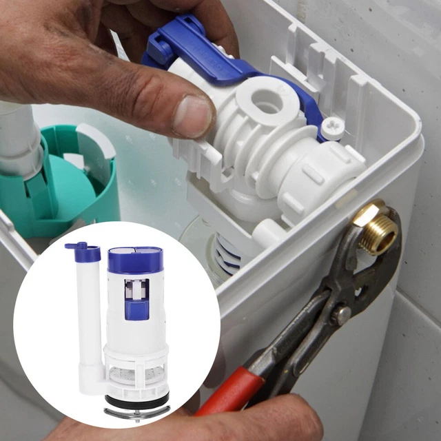 TOILET FLUSHER VALVE Toilet Drain Valve Replacement Kit Toilet Repair ...