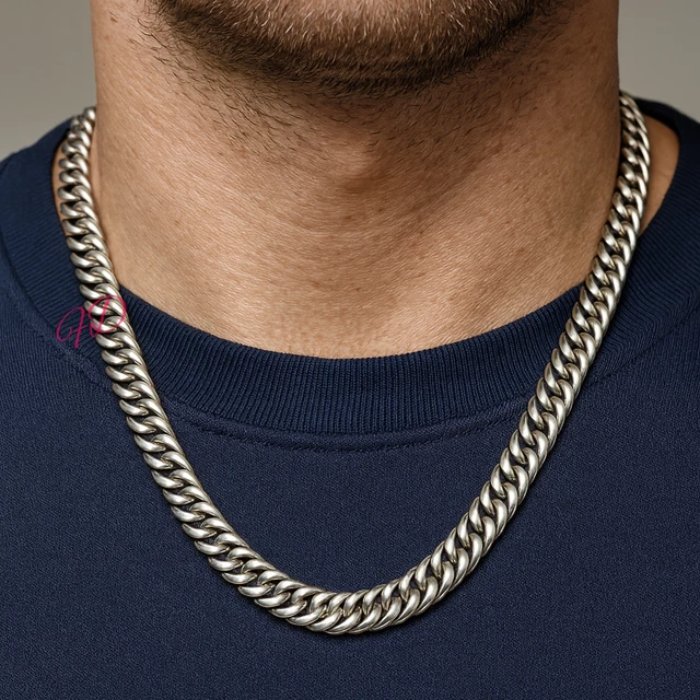 CURB LINK PLATINUM Chain 20 Inches Mens Necklace PT950 6.97 mm £10,233. ...