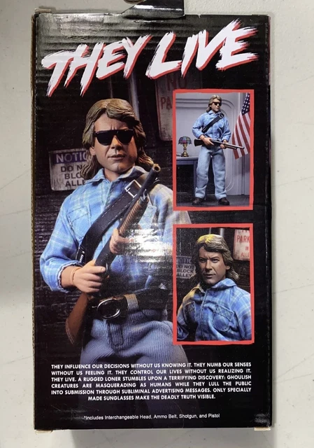 NECA THEY LIVE - John Nada (8 inch) (Clothed) Action Figure $115.69 ...