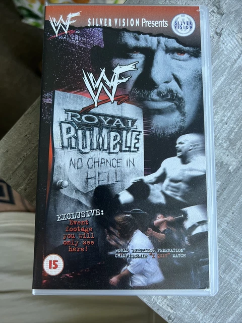 WWE - ROYAL Rumble 1999 - No Chance In Hell - Small Box Post Cert VHS £ ...
