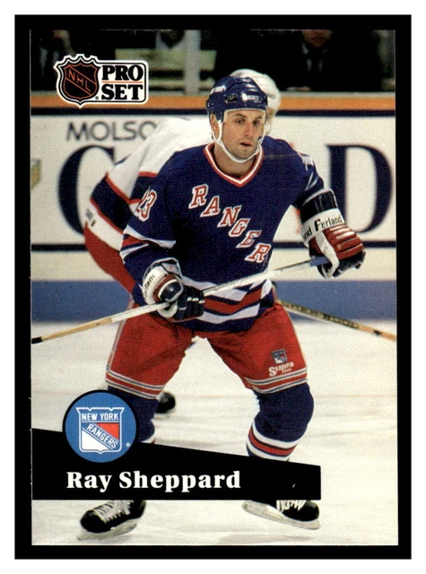 1991 PRO SET #162 Ray Sheppard - Rangers de New York EUR 1,91 - PicClick FR