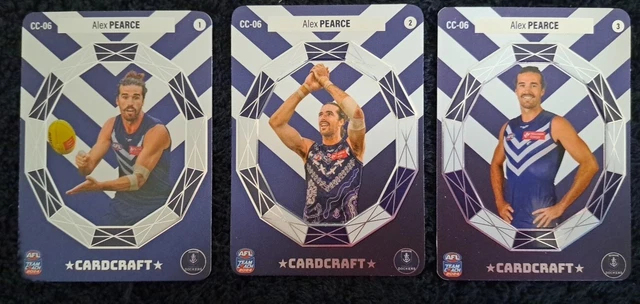 2024 AFL TEAM Coach Card. Craft Fremantle Dockers Alex Pearce Set Of 3 ...