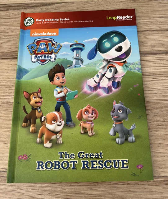 PAW PATROL THE GREAT ROBOT RESCUE Leap Frog LEAPREADER Hardback Book £6 ...