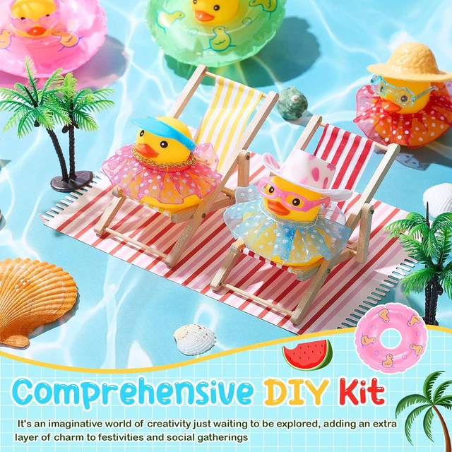 POEN 100 PCS Rubber Duck Accessories Decorations for Cowgirl Hats ...