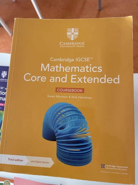 CAMBRIDGE IGCSE MATHEMATICS Core and Extended Coursebook Karen Morrison ...