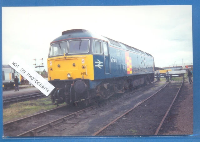 CLASS 47 47145 AT WORKSOP 5/9/93.PHOTOGRAPH 10 x 15cms £0.99 - PicClick UK