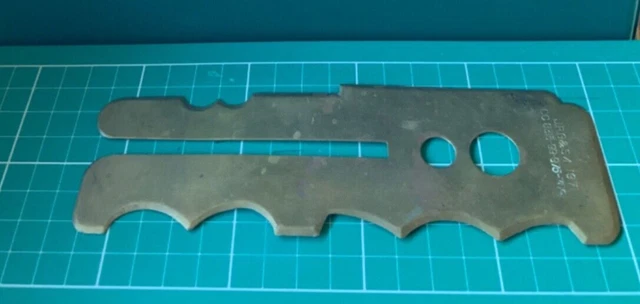 VINTAGE BRITISH MILITARY Brass Button Cleaner Polisher Marked JRG&S ...