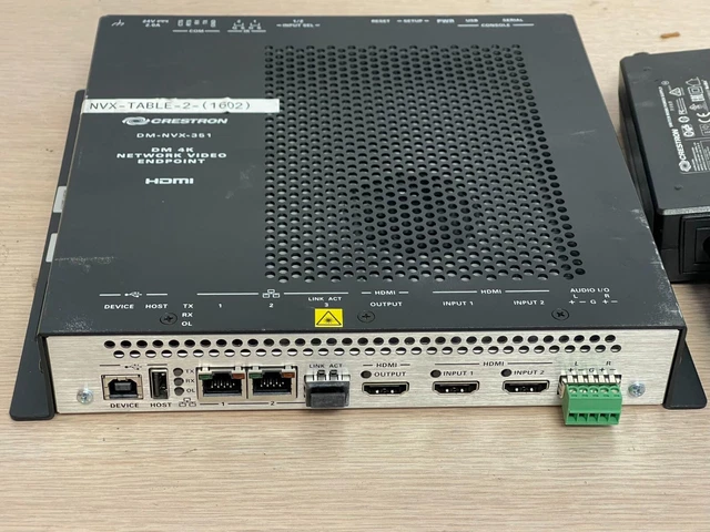 CRESTRON DM-NVX-351 DM NVX 4K60 4:4:4 HDR Network AV Encoder / Decoder ...