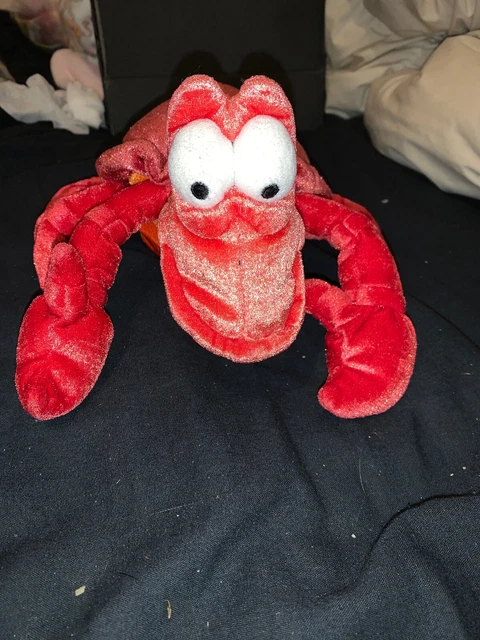 WALT DISNEY THE Little Mermaid's Sebastian Lobster Soft Toy Plush 10 ...