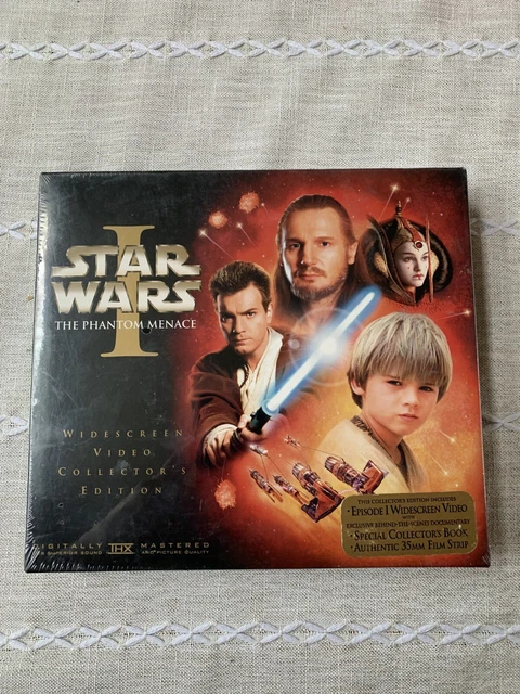 STAR WARS EPISODE I: The Phantom Menace (VHS, 2000, Widescreen ...