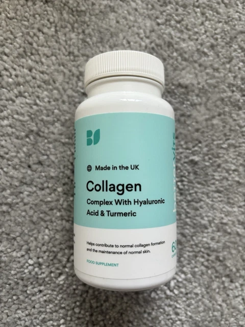 BETTERVITS COLLAGEN COMPLEX Hyaluronic Acid Turmeric 60 capsules £16.15 ...