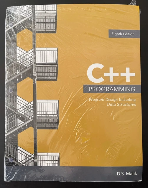 C++ PROGRAMMING: PROGRAM Design Including Data Structures - UNOPENED ...