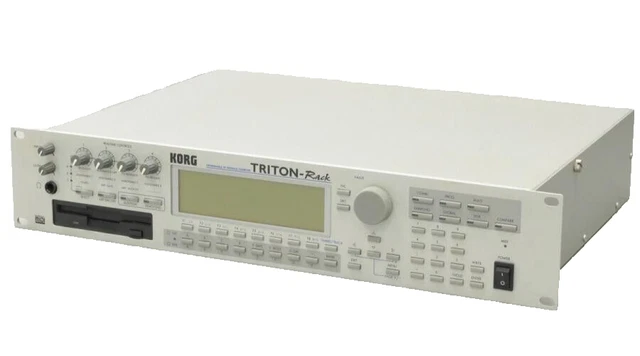 KORG TRITON RACK Sound Module Synth Synthesizer Sampler w/Adapter Used ...