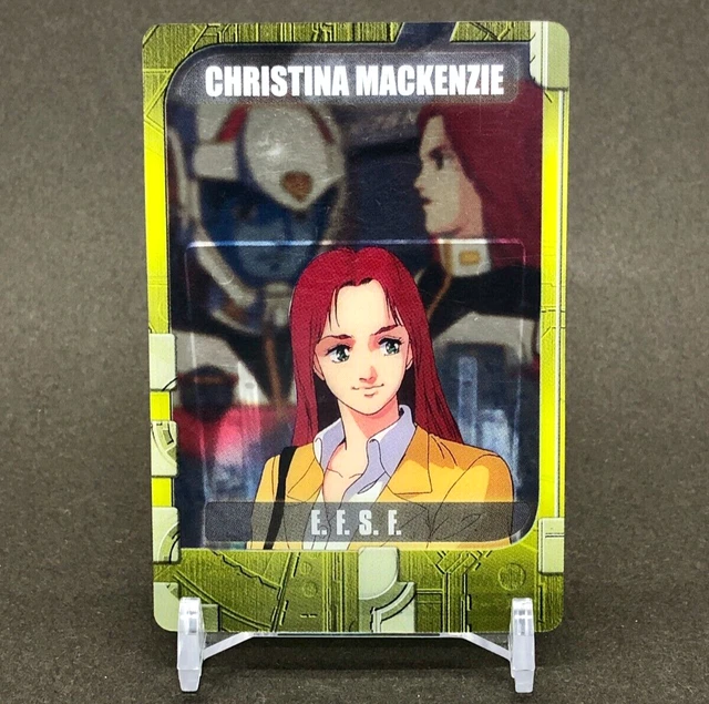 CHRISTINA MACKENZIE EFSF Gundam Wafer Card MORINAGA Megahouse Anime ...