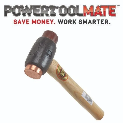 THOR 210 NO 1 copper rawhide hammer mallet 32mm face 710g THO210 £23.99 ...