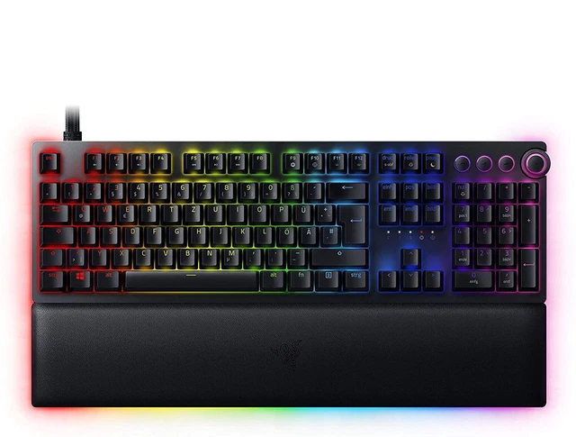 RAZER HUNTSMAN V2 Analog Optical Gaming Keyboard German Layout QWERTZ ...