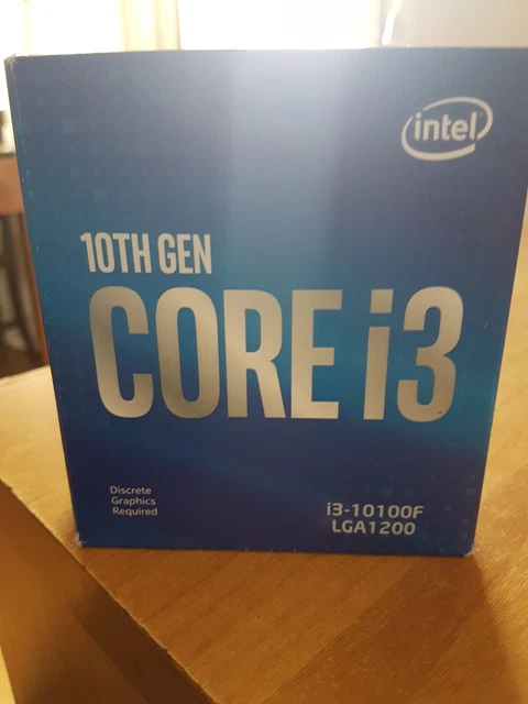 PROCESSORE CPU INTEL Core I3-10100F 10Th Generazione 3,6Ghz Lga1200 Box ...