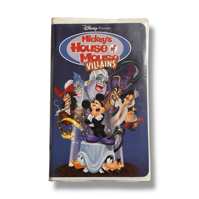 MICKEY’S HOUSE OF Mouse: Villains Clamshell Case VHS Tape £7.22 ...