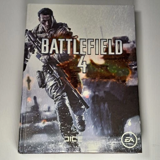 BATTLEFIELD 4 COLLECTORS Edition Book EA Hardcover Maps Weapon's Tools ...