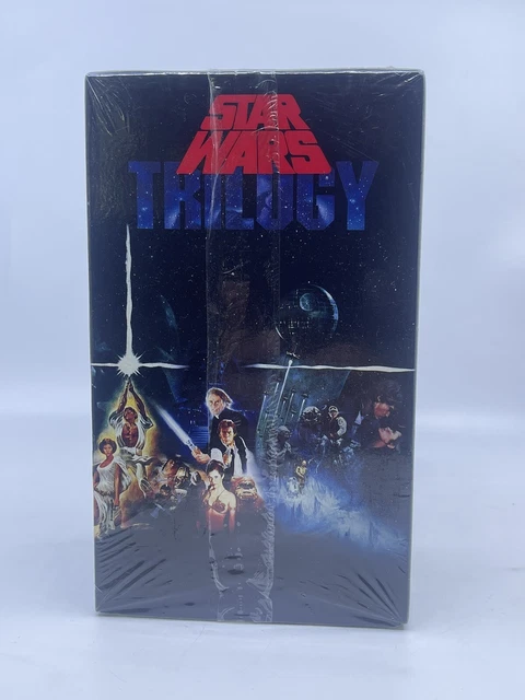 VINTAGE CBS FOX 1990 VHS Star Wars Trilogy Box Set SEALED NEW £150.42 ...
