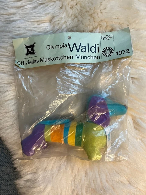 ORIGINAL MASKOTTCHEN OLYMPISCHE Spiele München 1972 - Original verpackt ...