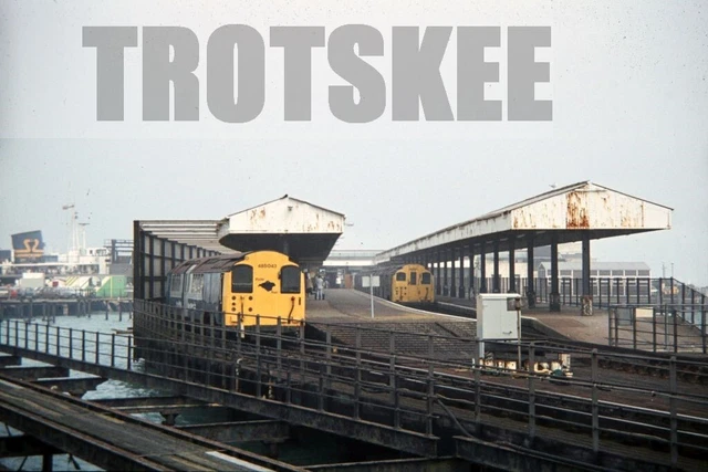 35MM SLIDE BR British Rail Electric EMU Class 485 485043 Ryde Pier 1985 ...