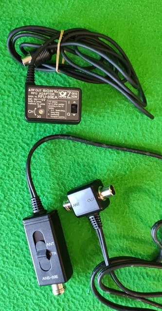 SONY RFU ADAPTOR RFU-89EA AND ANS-89E Sony Camcorder Cables £6.99 ...