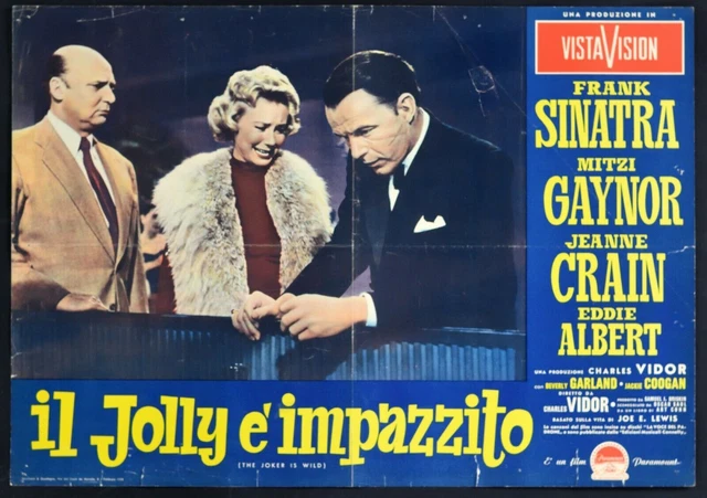 FOTOBUSTA IL JOLLY Est Sauvage The Joker Is Wild Frank Sinatra Gaynor ...
