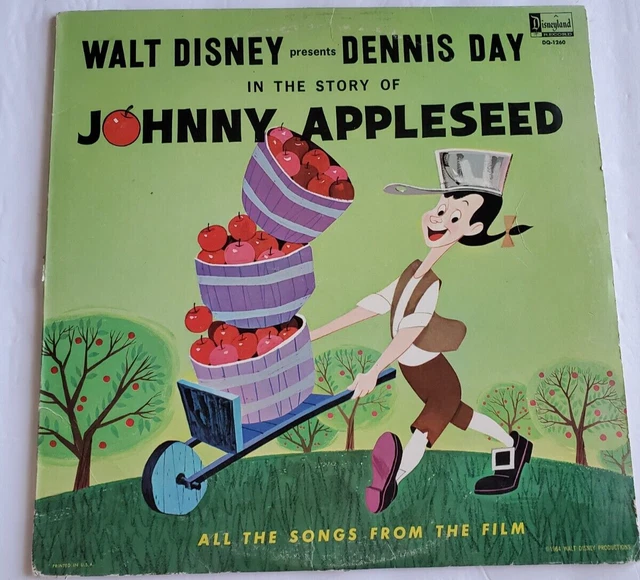WALT DISNEY PRESENTS Dennis Day in the story of Johnny Appleseed Vinyl ...
