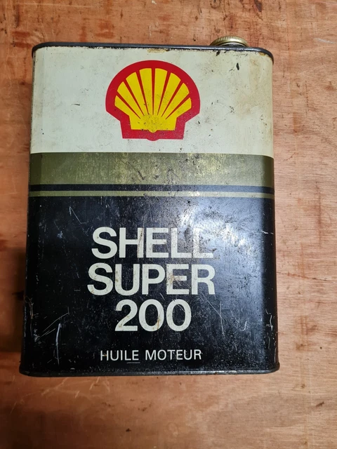 ANCIEN BIDON D'HUILE Shell Super 200 EUR 10,00 - PicClick FR