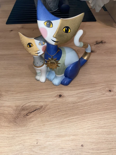 GOEBEL PORZELLAN FIGUR Rosina Wachtmeister Jahreskatze 2011-Silvio e Carlotta- EUR 40,49 ...