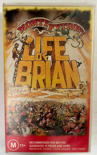 MONTY PYTHON LIFE Of Brian VHS Video Cassette Tape PAL M 1979 Monty ...