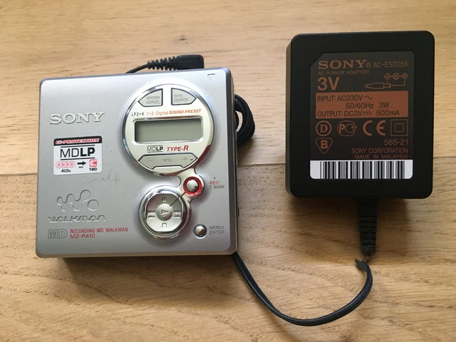 MINIDISC RECORDER SONY MZ-R410 (motor running but can't find tracks ...