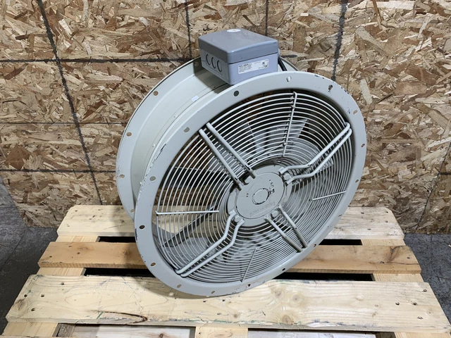 ZIEHL-ABEGG 1.4KW SINGLE Phase Axial Extractor Fan Smoke Spray Booth ...
