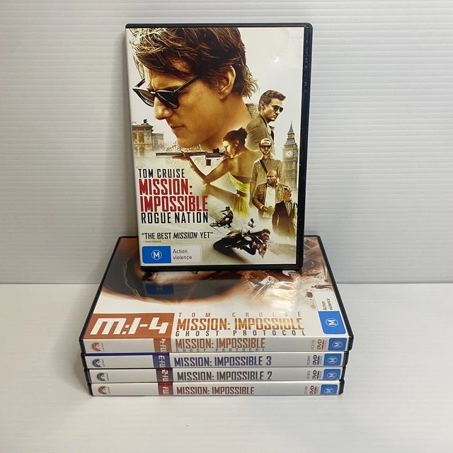 MISSION IMPOSSIBLE 1-5 (Box Set) (DVD, 2015) Region 4 VGC Fast n Free ...