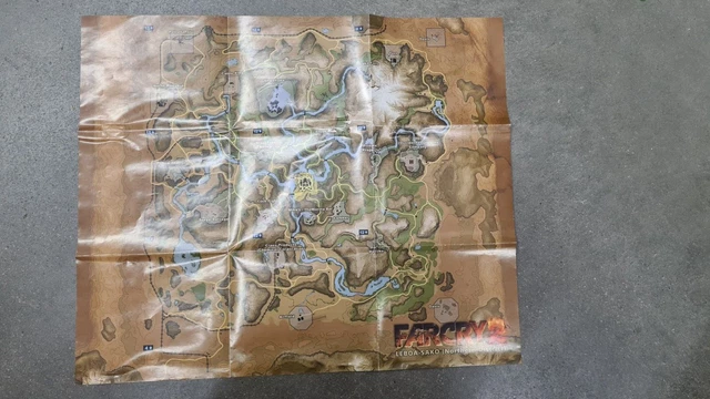 FAR CRY 2 Double Face Plan Seulement Original Véritable Non Jeu EUR 4 ...