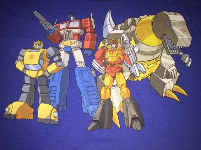 TRANSFORMERS MOVIE OPTIMUS PRIME Bumblebee dinosaur New BOYS Youth T ...