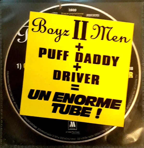 BOYZ II MEN + Puff Daddy + Driver (3) Can't Let Her Go - CD EUR 14,00 ...
