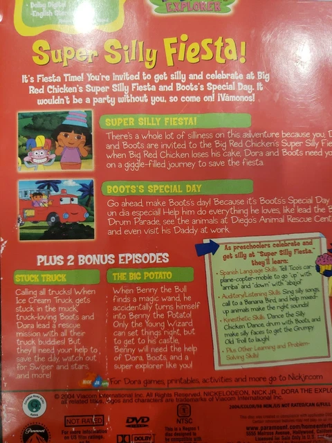 Dora The Explorer Super Silly Fiesta Dvd Eur 3 32 Picclick Fr