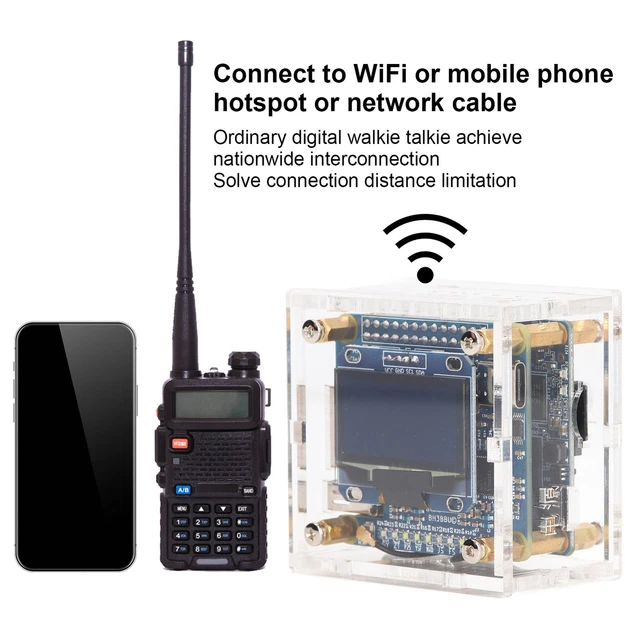HOTSPOT BOARD DUPLEX 1.3in For WIFI Cable Connection Walkie Talkie ...