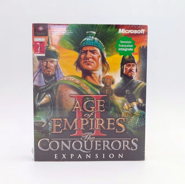AGE OF EMPIRES 2 Expansion Pc Big Box Neuf Sous Blister New Sealed Vf ...