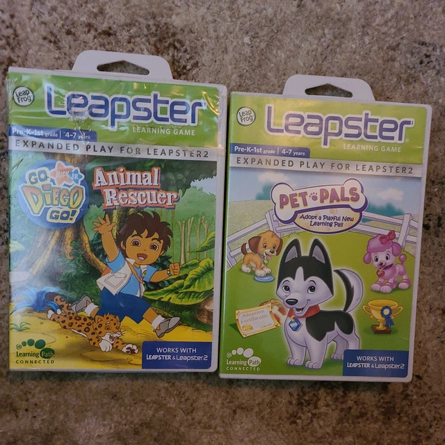 LEAPFROG LEAPSTER LEARNING Game Go Diego Go! PET PALS $11.99 - PicClick