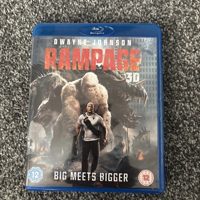 RAMPAGE (BLU-RAY 3D + Blu-ray] [2018] with slip cover £5.00 - PicClick UK