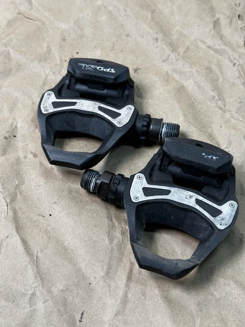 SHIMANO R550 SPD SL Road Clipless Pedals xc gravel touring £15.00 - PicClick UK