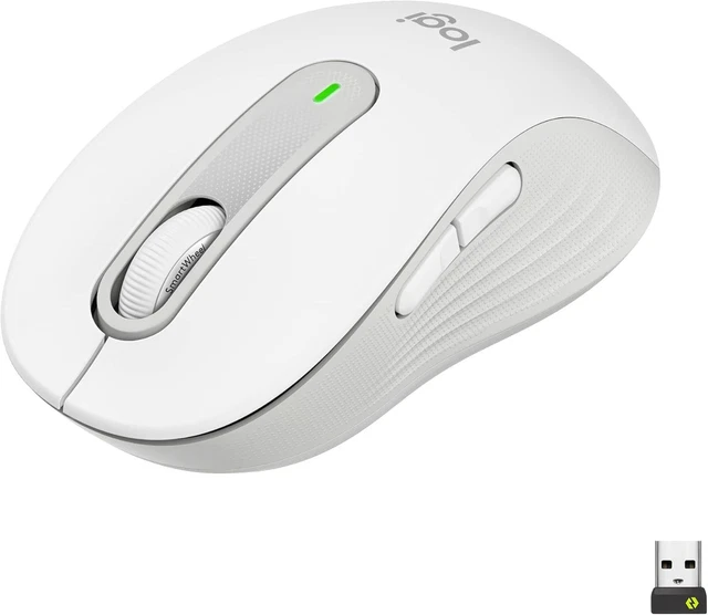 LOGITECH SIGNATURE M650 Wireless Mouse-Classic Bolt White £45.50 ...