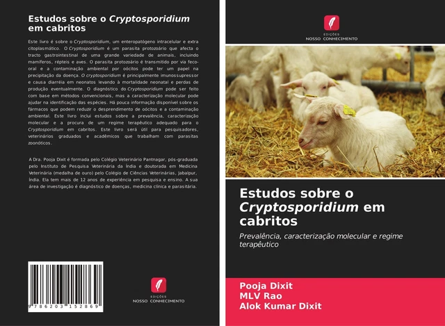 ESTUDOS SOBRE O Cryptosporidium em cabritos Pooja Dixit EUR 39,90 ...