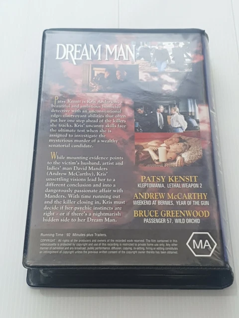 DREAM MAN - VHS - Clam Shell $14.95 - PicClick AU