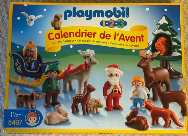 CALENDRIER DE L'AVENT 1.2.3 Père Noël Et Les Animaux De La Forêt ...