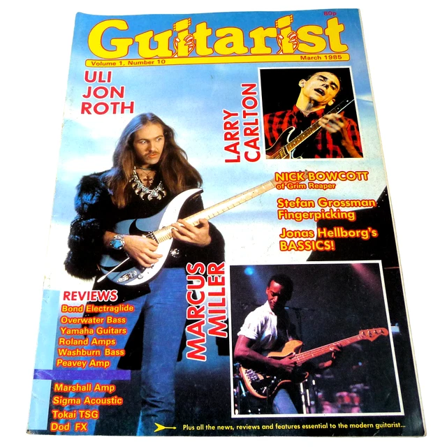 GUITARIST MAGAZINE VOLUME 1 Number 10 March 1985 Uli Roth Larry Carlton ...